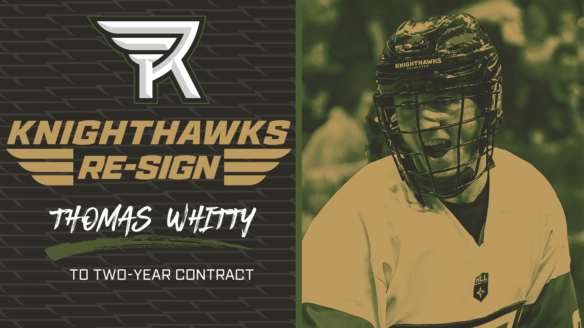 KNIGHTHAWKS RE-SIGN WHITTY TO TWO-YEAR CONTRACT | Rochester Knighthawks ...