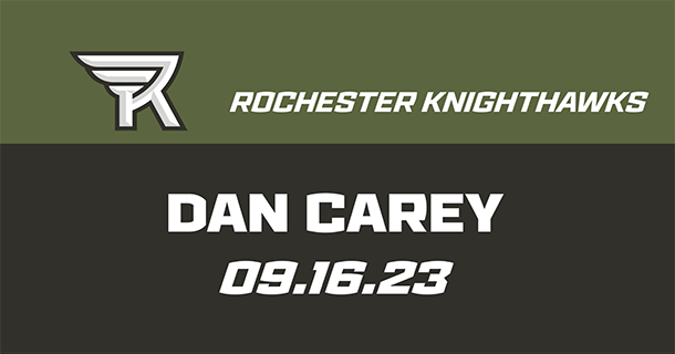 DAN CAREY AFTER 2023 NLL ENTRY DRAFT | Rochester Knighthawks ...