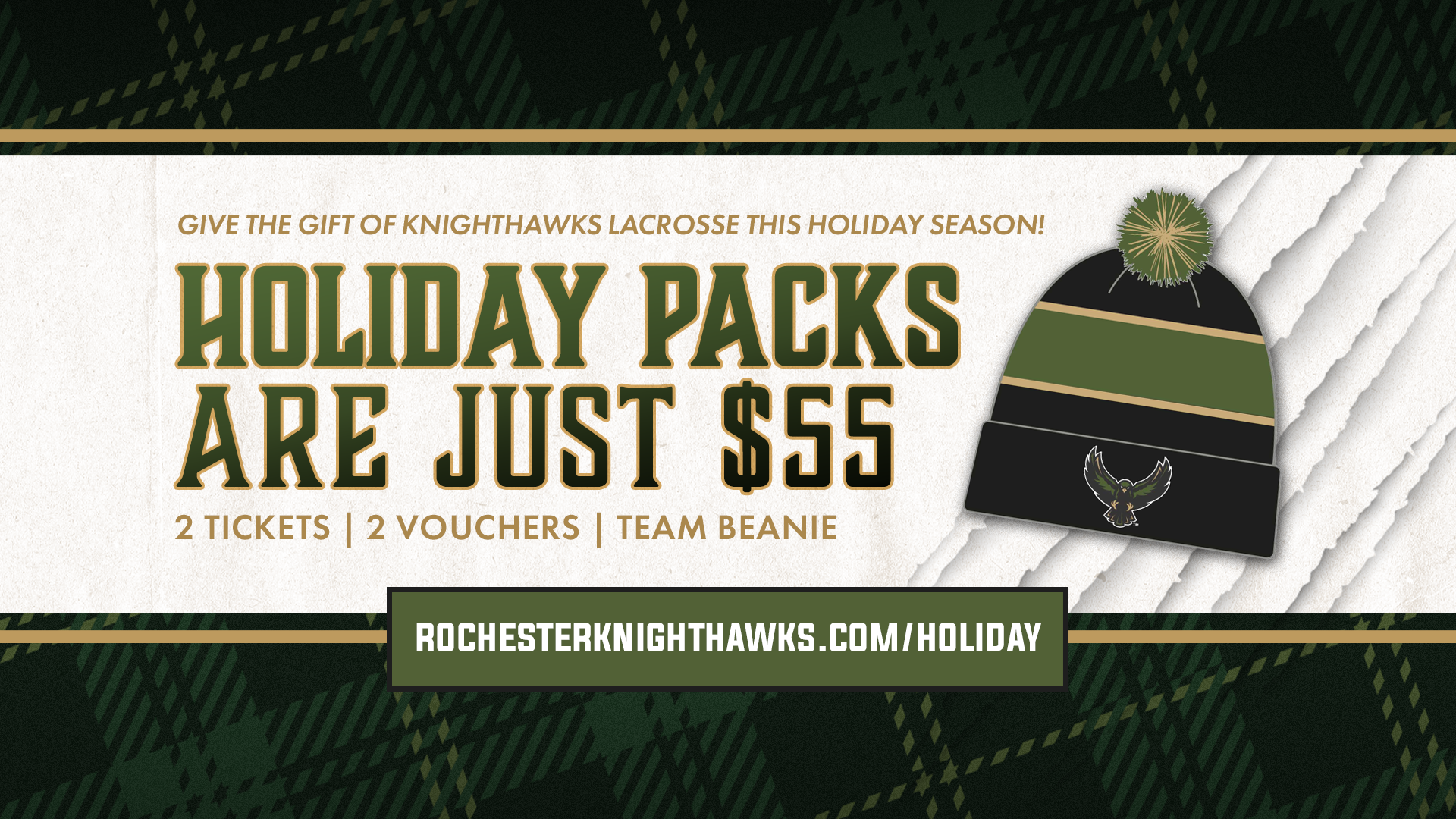 KNIGHTHAWKS HOLIDAY PACKS ON SALE NOW | Rochester Knighthawks ...